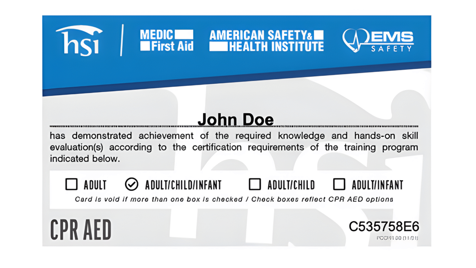 HSI ECARD ACCESS & FAQS - life-rescue-training